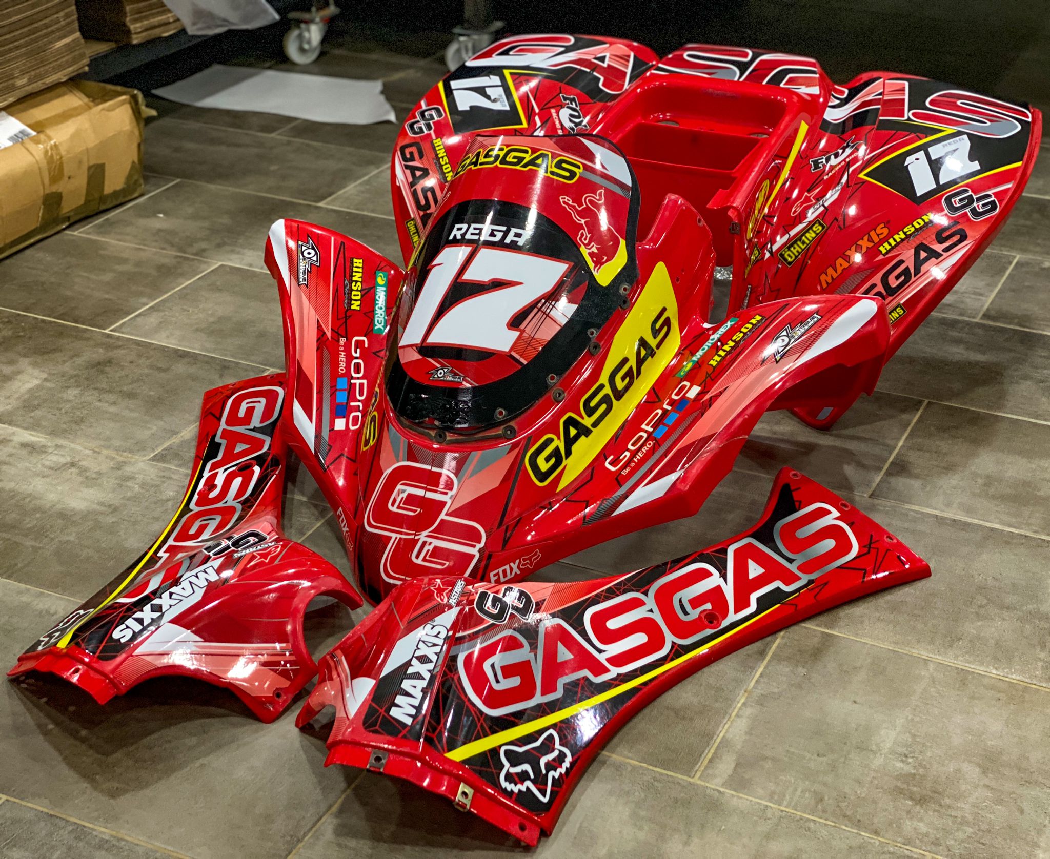 Nuevos Adhesivos máximo recubrimiento para Gas Gas Wild 300 Line ...