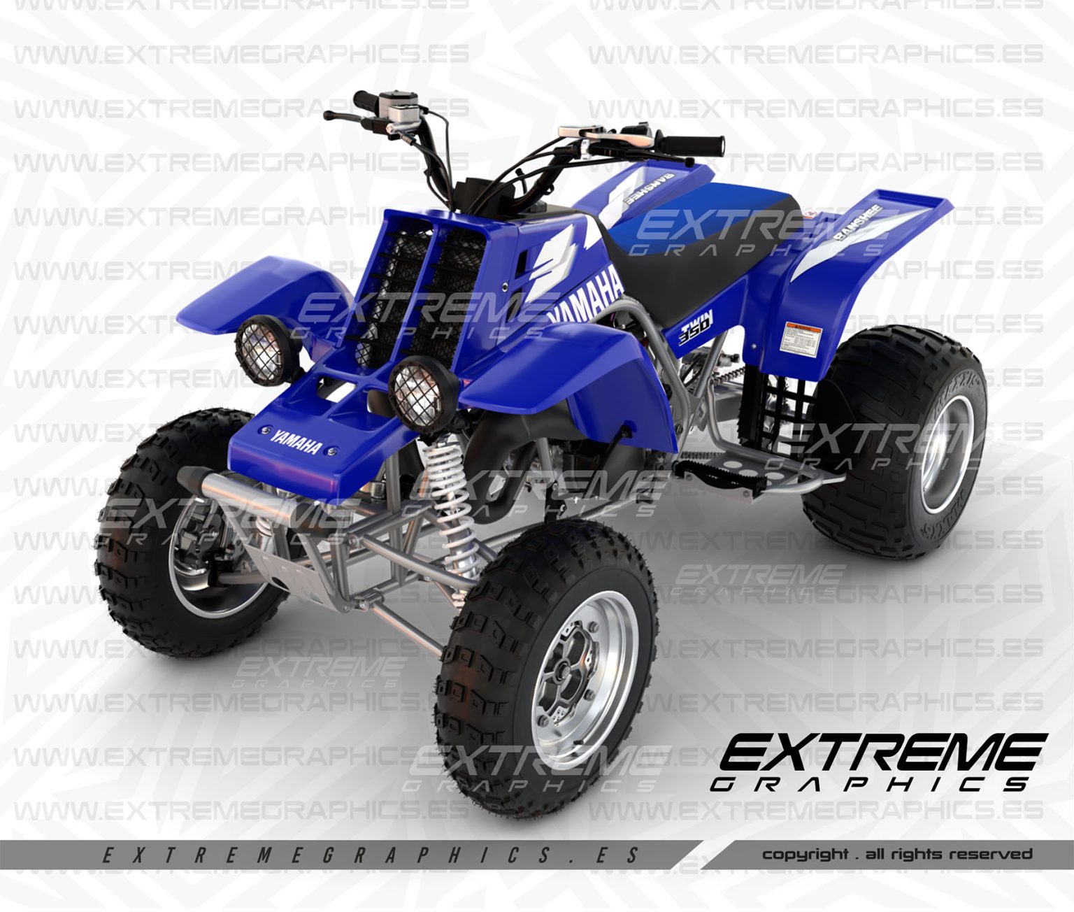 Adhesivos Originales Yamaha Banshee 2000 Azul – extremegraphics.es